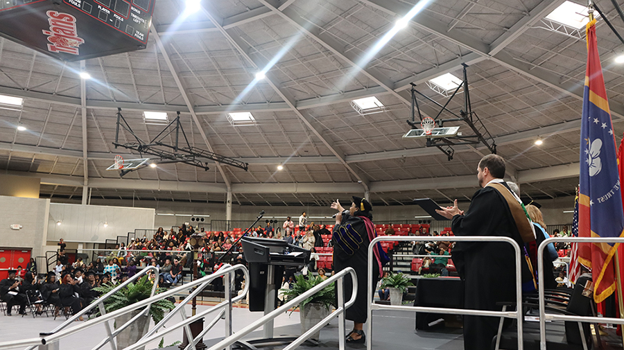 MDCC - MDCC’s Inaugural Fall Graduation Includes Surprise Gift from Speaker