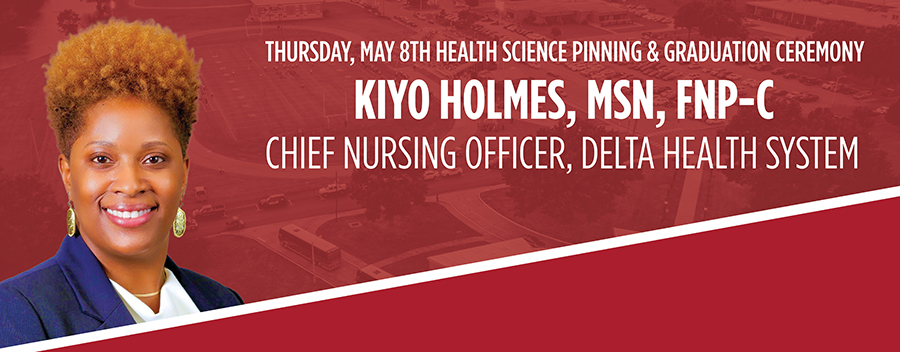 MDCC - Holmes to Speak at Health Science Pinning and Graduation Ceremony